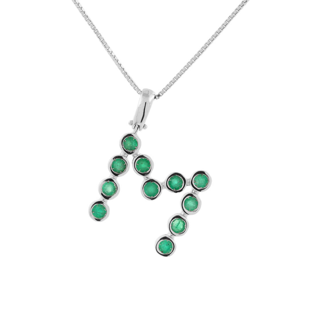 Dije Letra M Verde – Khbeis